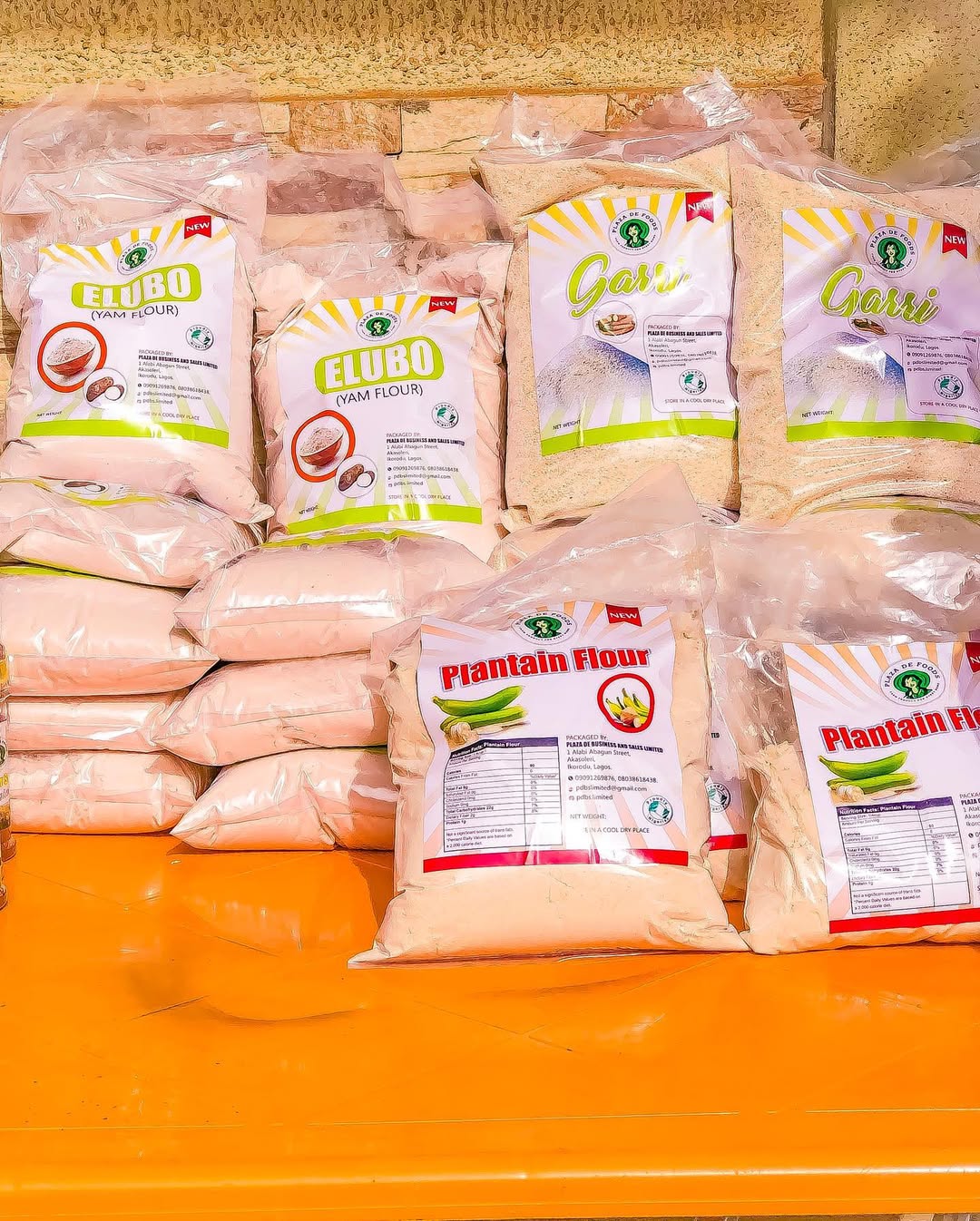 Food Stuff (Garri, Yam Flour & Plantain Flour) – PlazaDeFoods